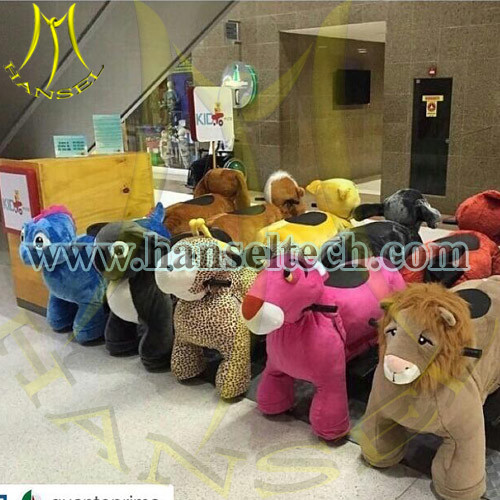 Hansel funfair plush animal toy car dinosaur rides for kids and adults wholesale in guangzhou